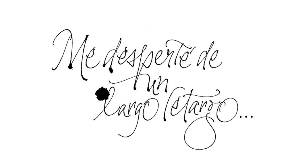 Uno – Silvia Cordero Vega – Calligraphy artist